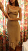 EMELINE DRESS - BROWN SUGAR