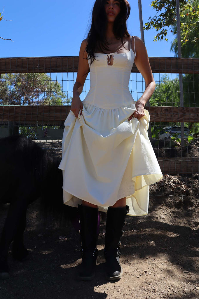 ISABELLA DRESS - IVORY – Fait Par Foutch